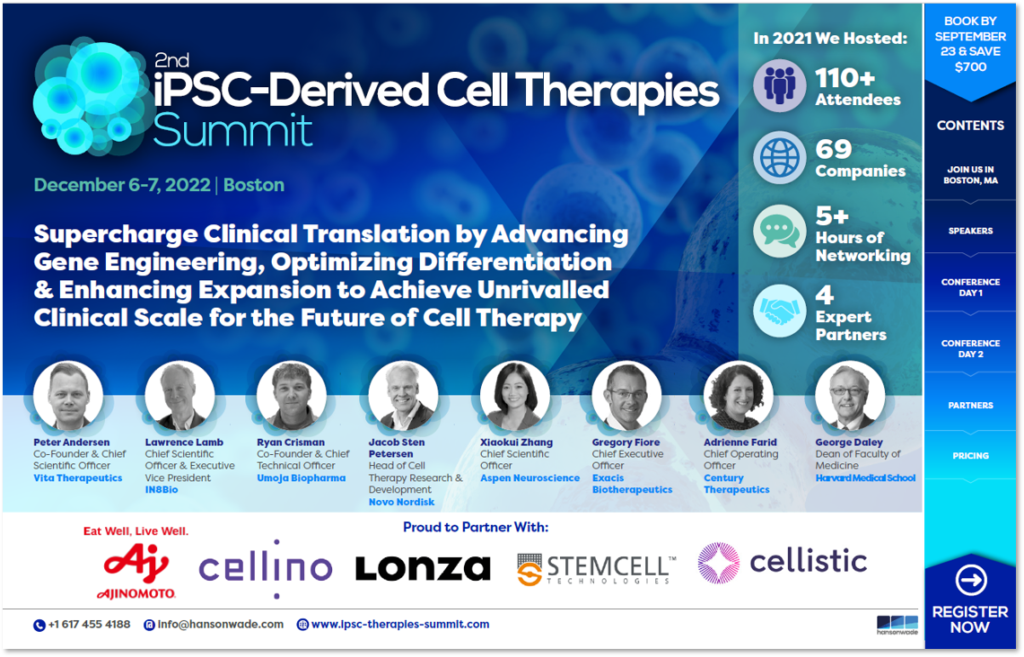 Full Event Guide | iPSC-Derived Cell Therapies Summit